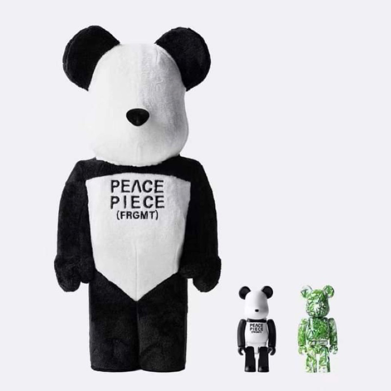 Bearbrick Peace piece fragment 400%& (100% x2 ) ( Limited 1,000 set ...
