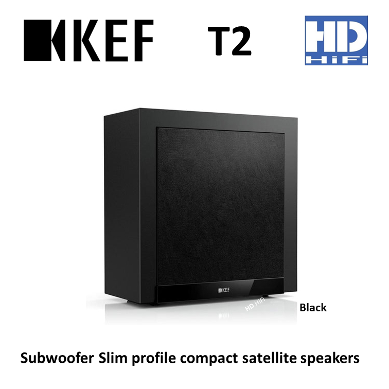KEF Subwoofer Slim Speaker รุ่น T2 Black | Shopee Thailand