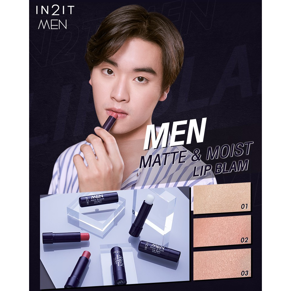 IN2IT MEN MATTE & MOIST LIP BALM IN2IT Men Matte & Moist Lip Balm ...