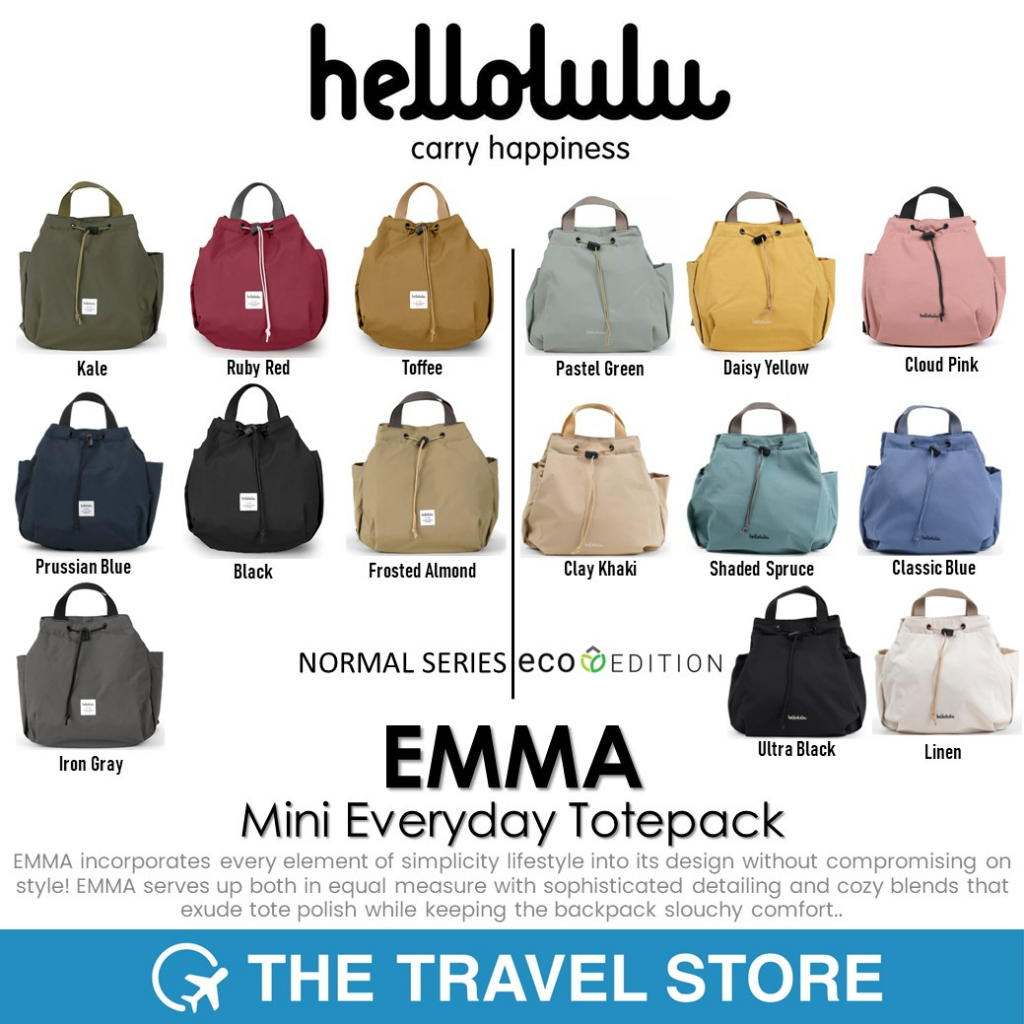 HELLOLULU Emma Mini Everyday Totepack กระเป๋าถือ สะพายหลัง ผู้หญิง สุภาพสตรี | Shopee Thailand