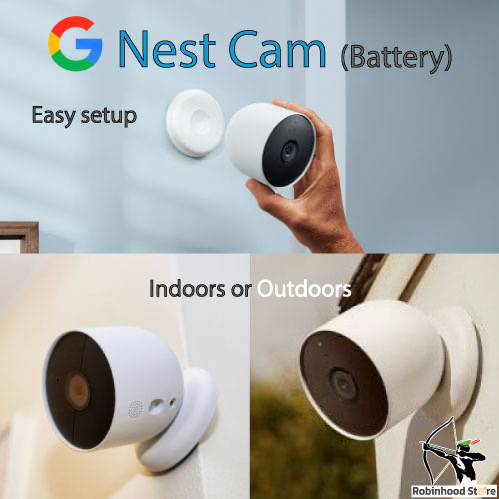 Google Nest Cam (Battery) Outdoor Indoor Wi-Fi Security Camera กล้อง ...