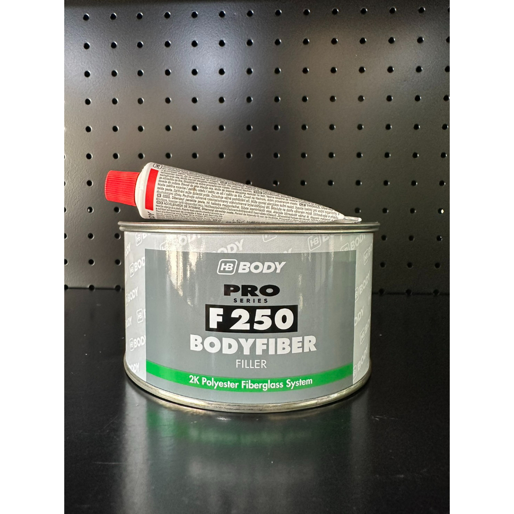 bodyfiber Pro F250 สีโป้วไฟเบอร์/สีโป๊ไฟเบอร์/สีโป้วเกาะเหล็ก พร้อมน้ำยา | Shopee Thailand