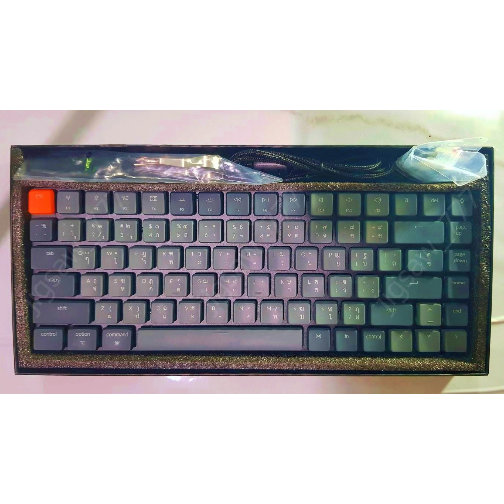 Mechanical Keyboard Keychron K3V2 Ultra-slim RGB คีย์ไทย Red Switches ...