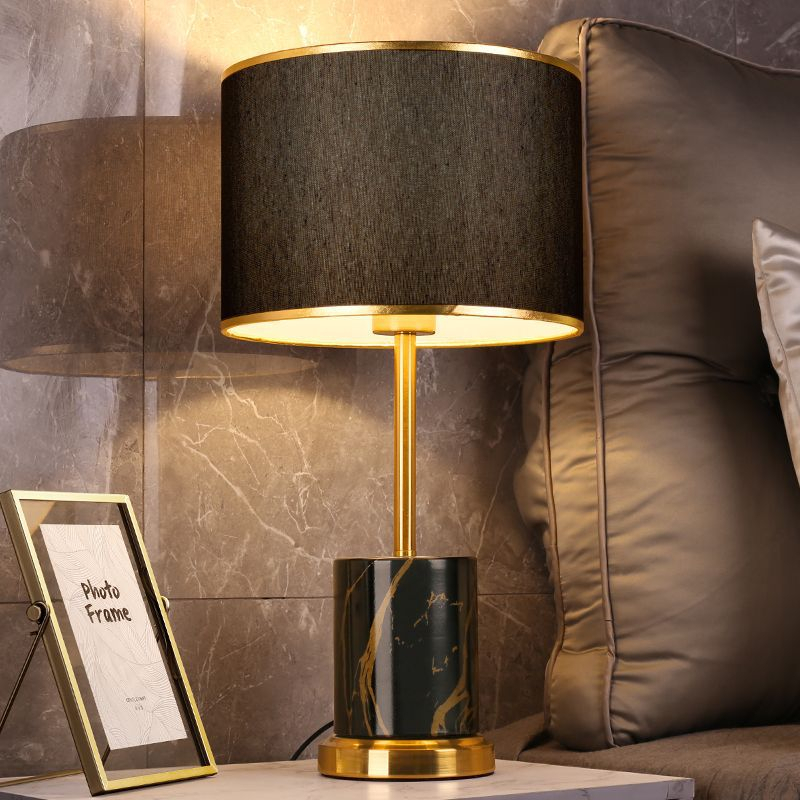 โคมไฟตั้งโต๊ะ ฐานหินลายอ่อน Oriental Design LED Luxury (MH_173) โคมไฟ ...