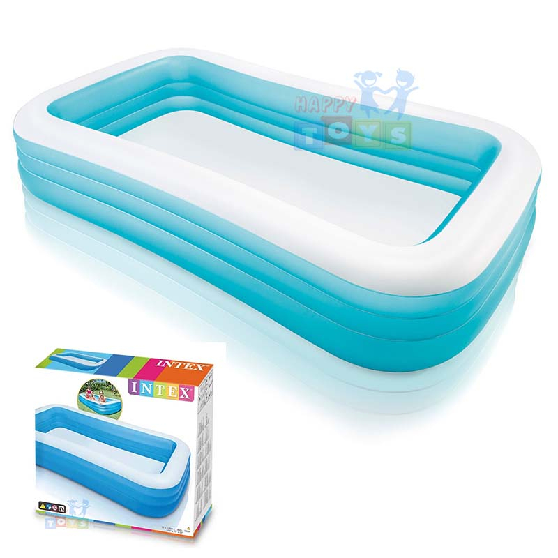 Intex 58484 สระน้ำ 3 เมตร สีฟ้า ขนาด 305*183*56 cm | Shopee Thailand