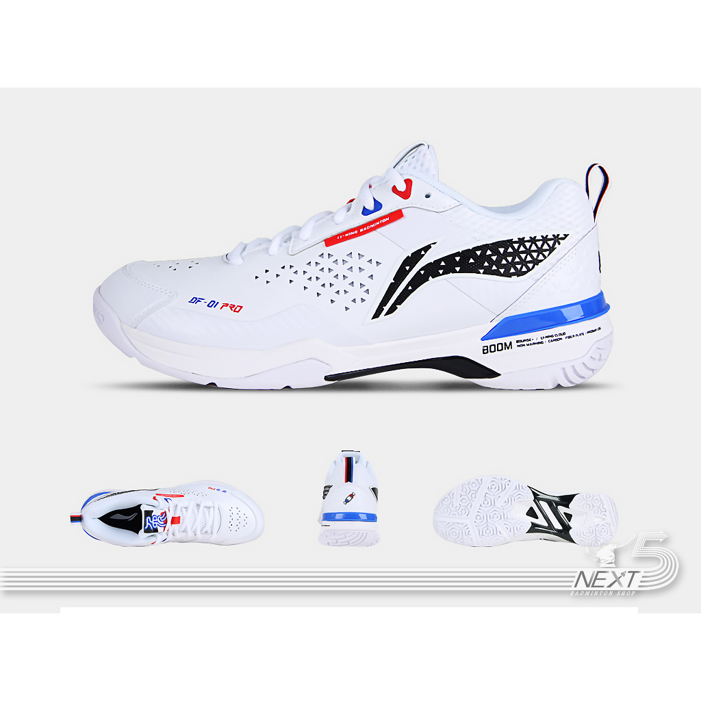 LI-NING (หลี่หนิง) รองเท้าแบดมินตัน รุ่น DF-01 PRO AYAT005 แถมถุงใส่ ...