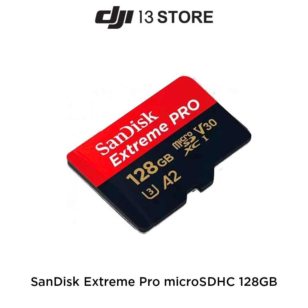 SanDisk Extreme Pro microSDXC 128GB V30 U3 C10 Read 200MB/s Write 90MB/s เมมโมรี่การ์ด 128GB ...