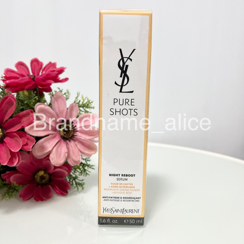 แท้💯 YSL pure shots night reboot serum 30ml, 50ml 🍊ผลิต10/2021 | Shopee Thailand