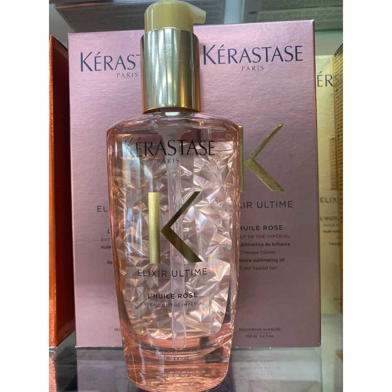 Kerastase Elixir Ultime L'huile Rose for Color Treated Hair 100ml ...