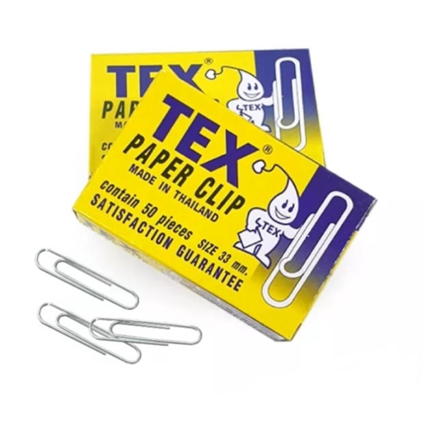 ลวดเสียบกระดาษ ลวดเสียบแบบกลม ที่เสียบกระดาษ Tex Paper Clip TEX No.1 ...
