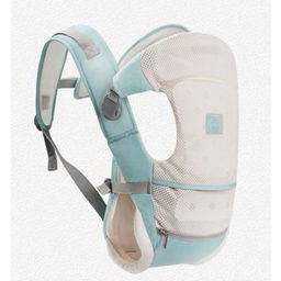 เป้อุ้มเด็กผ้าตาข่ายเนื้อนุ่ม Bebear สภาพสวยใหม่ ระบายอากาศได้ดี สีขาว ...