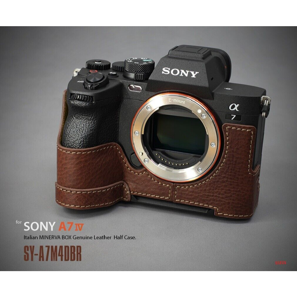 LIM'S Design Sony A7IV [Brown] Half Case ทำจากหนังแท้ประเทศอิตาลี LIM'S ...