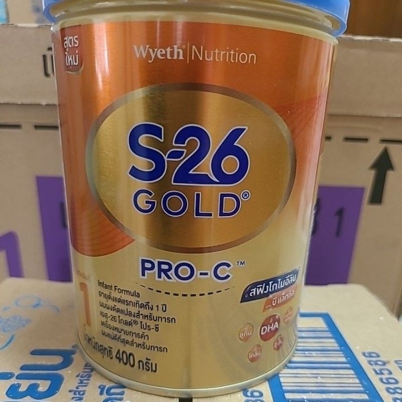 นมผงสำหรับทารกผ่าคลอด S26 Gold Pro C 400gตั้งแต่แรกเกิด -1ปี | Shopee ...