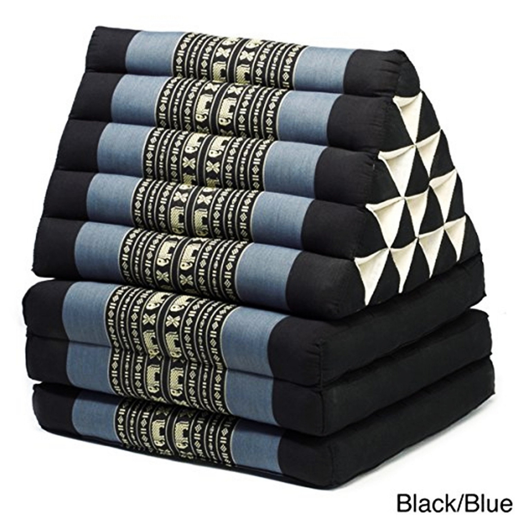 Thai triangle pillow Foldout Triangle Cushion 3 fold 15 hole Kapok100 ...