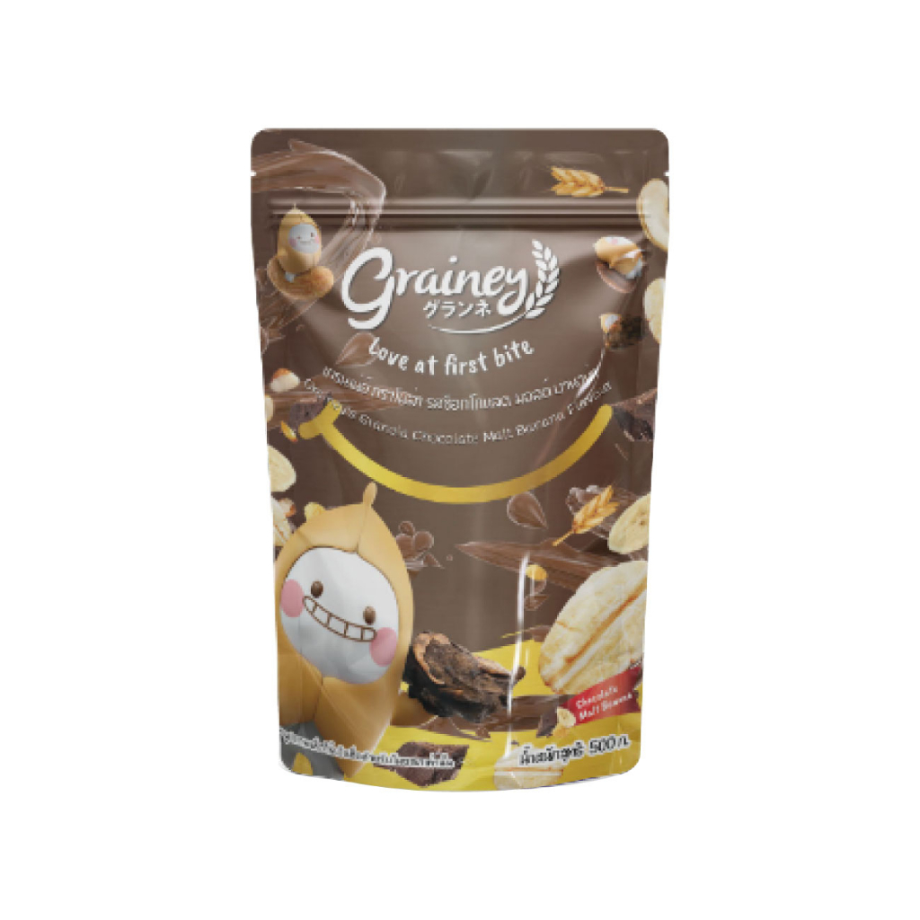 Grainey (เกรนเน่ย์) กราโนล่า ขนาด 500 กรัม 1 ซอง | Shopee Thailand