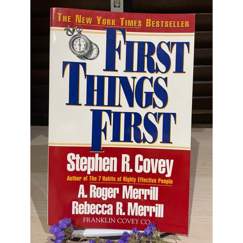 First things first - Stephen R. Covey | Shopee Thailand