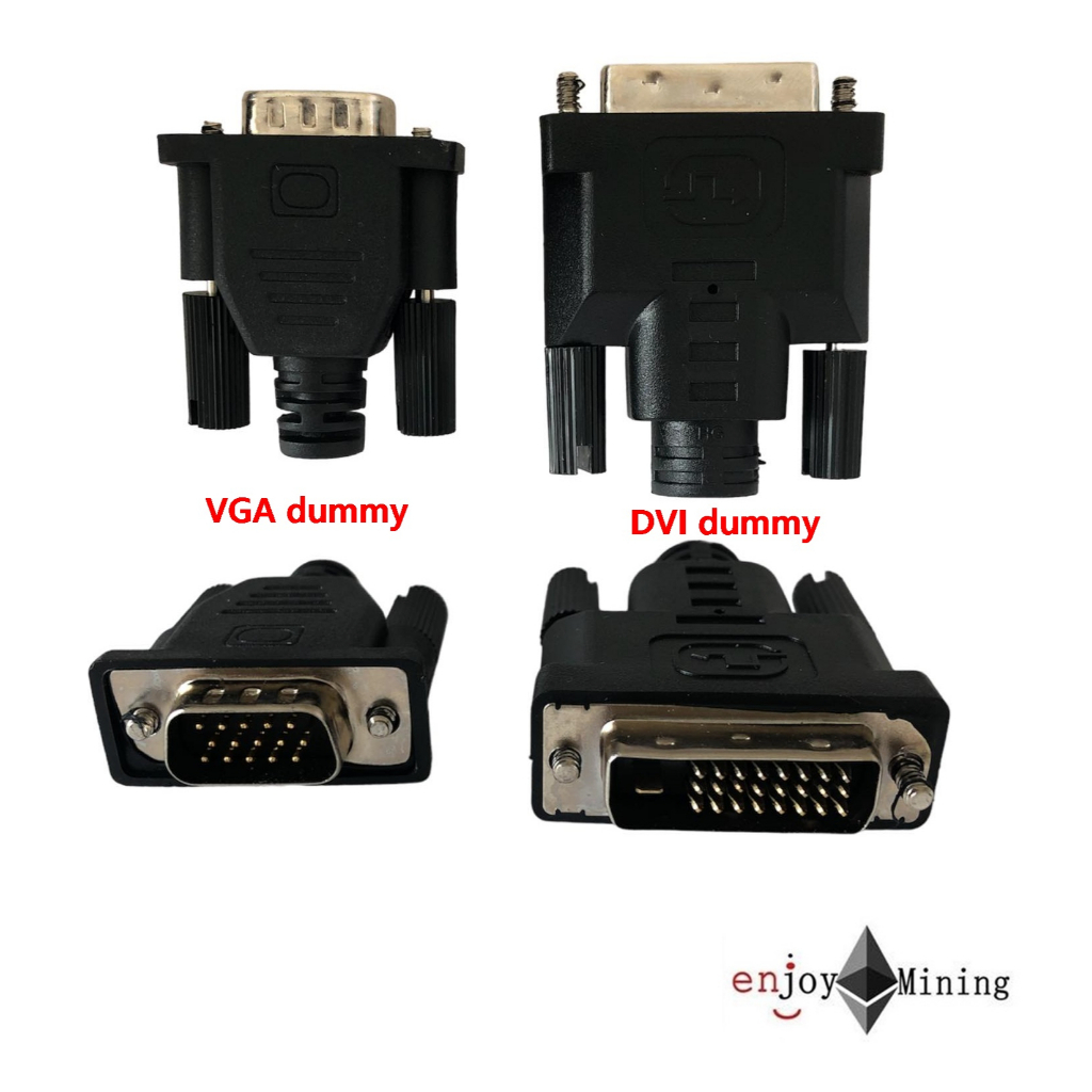 DVI Dummy/ VGA Dummy ดัมมี่ DVI / VGA ตัวต่อหลอกจอ | Shopee Thailand
