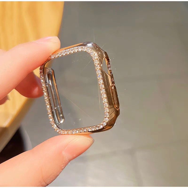 เคส เพชร diamond iwatch 8 7 6 Se 5 ขนาด 40 /41/44/45mm case smart watch ...
