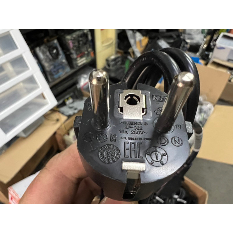 ของใหม่ สายไฟ ac cable 110v-220v ขนาด 15A ความยาว 1.5 เมตร ใช้กับไฟบ้าน ...