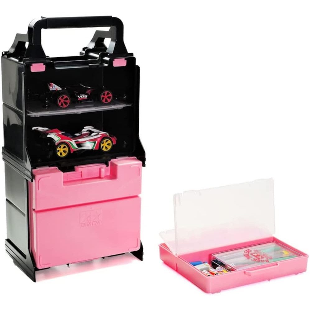 ส่งตรงจากญี่ปุ่น Tamiya Mini 4WD limited mini 4WD Portable Pit (สีชมพู ...