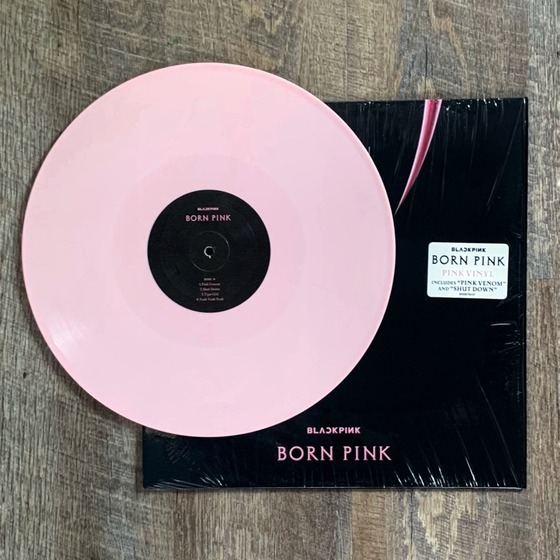 แผ่นเสียง BlackPink-Born pink vinyl lp มือ2(NM)แผ่นสีชมพู💗 | Shopee ...