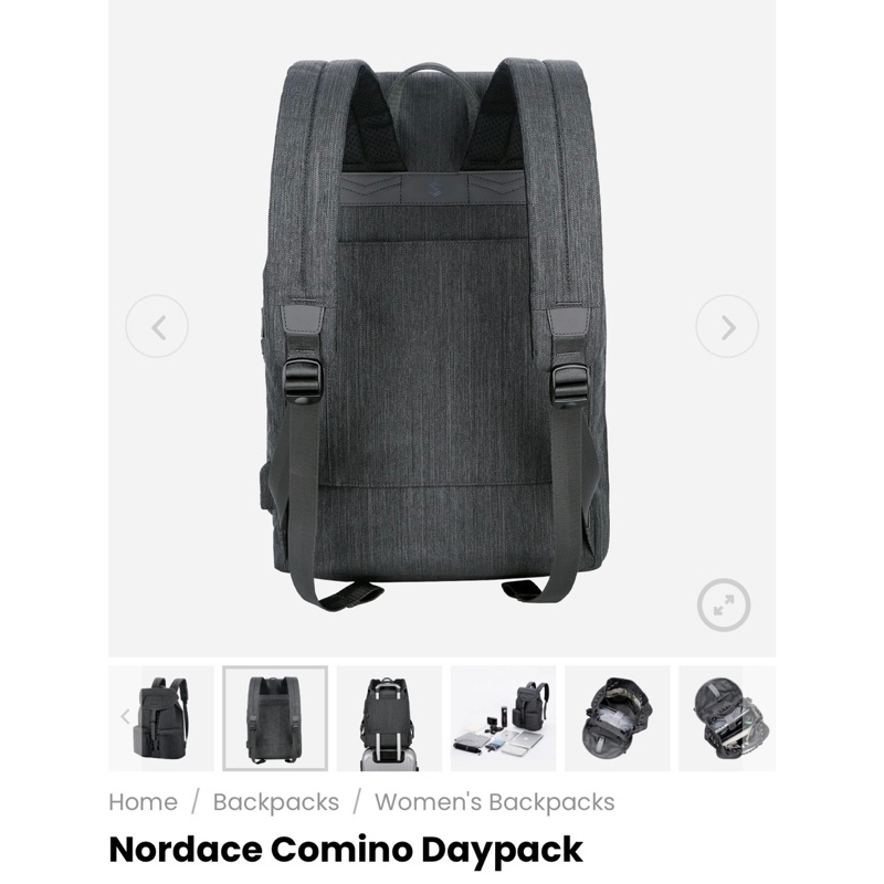 กระเป๋าเป้ Backpack Nordace รุ่น Nordace Comino Daypack สี charcoal จุ ...
