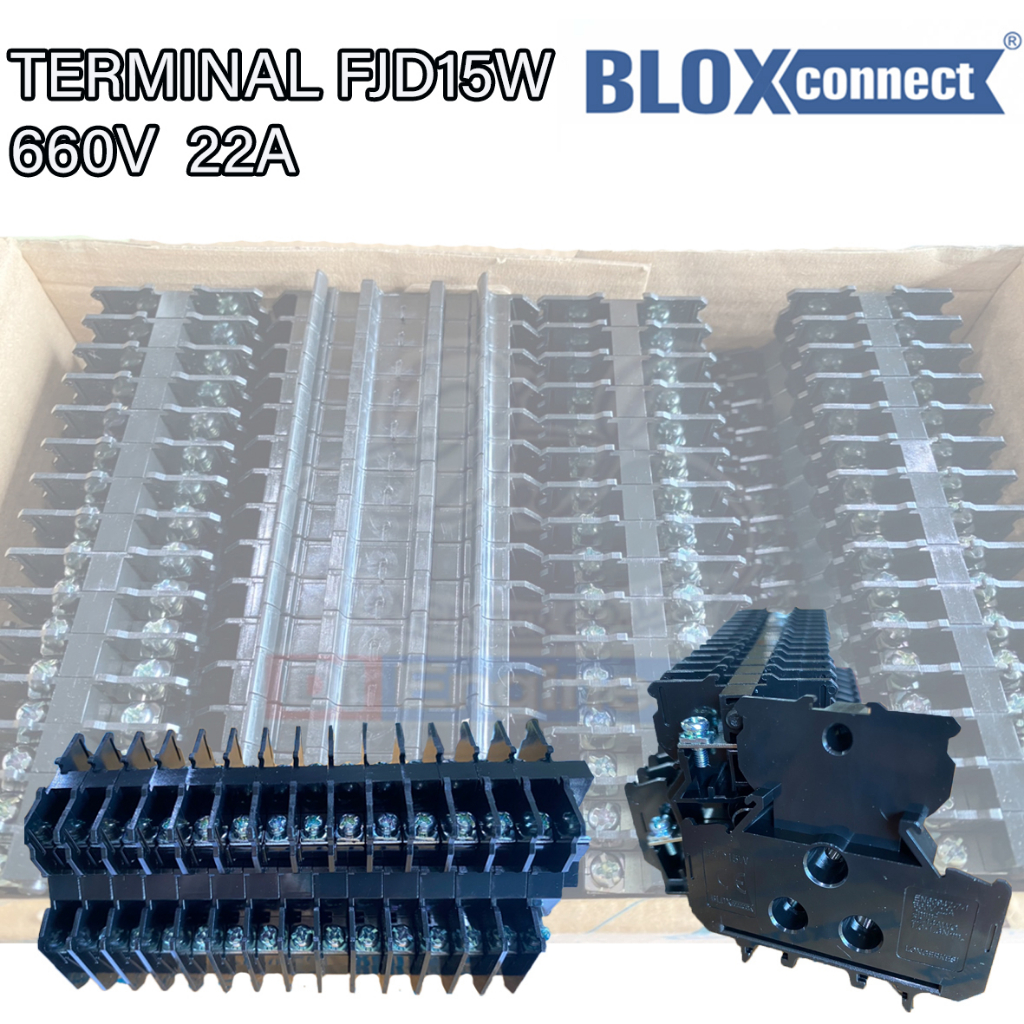 Terminal Block เทอร์มินอล 2ชั้น FJD15W ยี่ห้อ Blox connect | Shopee ...