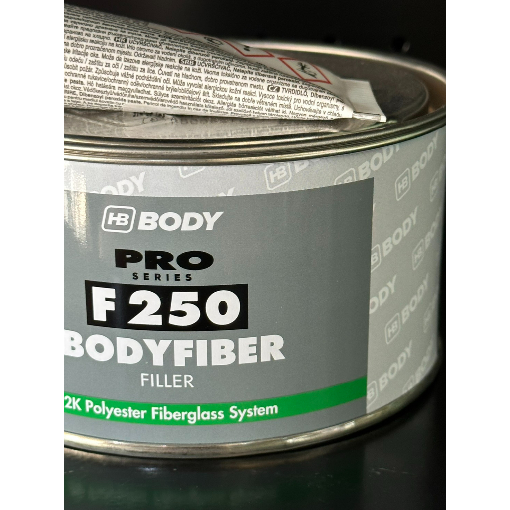 bodyfiber Pro F250 สีโป้วไฟเบอร์/สีโป๊ไฟเบอร์/สีโป้วเกาะเหล็ก พร้อมน้ำยา | Shopee Thailand