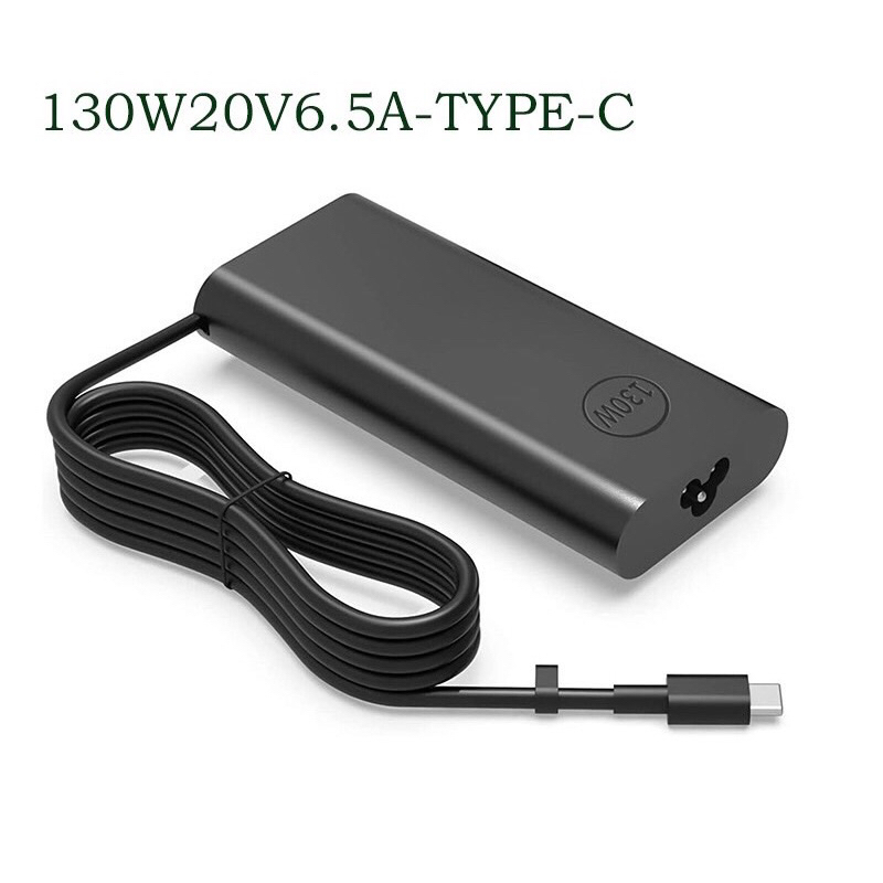 Dell Adapter เทคโนโลยี PD 130W 20V 6.5A Type C USB C Notebook Laptop อะแดปเตอร์ โน็ตบุ๊ค แล็ปท็ ...