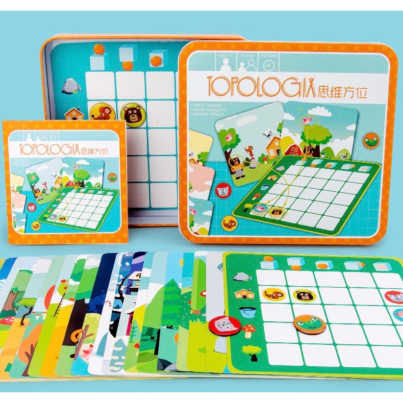 Pixel Puzzle Magnetic เกมฝึกสมองแนว Logic พร้อมการ์ดภาพ 50 โจทย์ ...