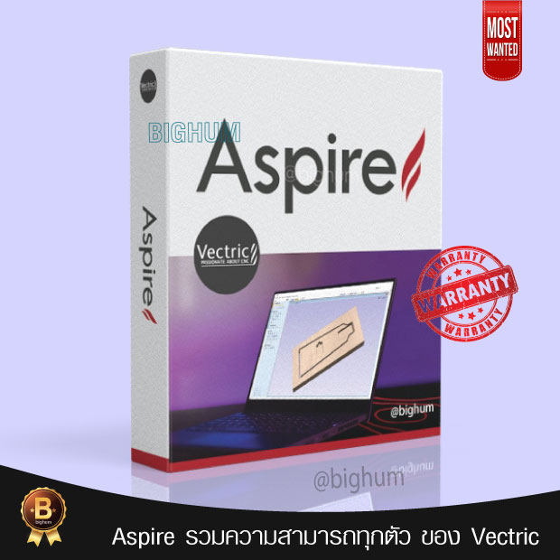 Vectric Aspire Pro 10.5 |x64 | CNC Software | Shopee Thailand