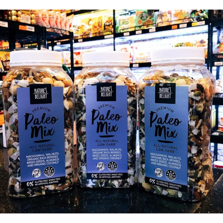 Nature’s Delight Paleo Mix Raw nuts ถั่ว ถั่วธัญพืชรวม ถั่วอัลมอนด์ ...