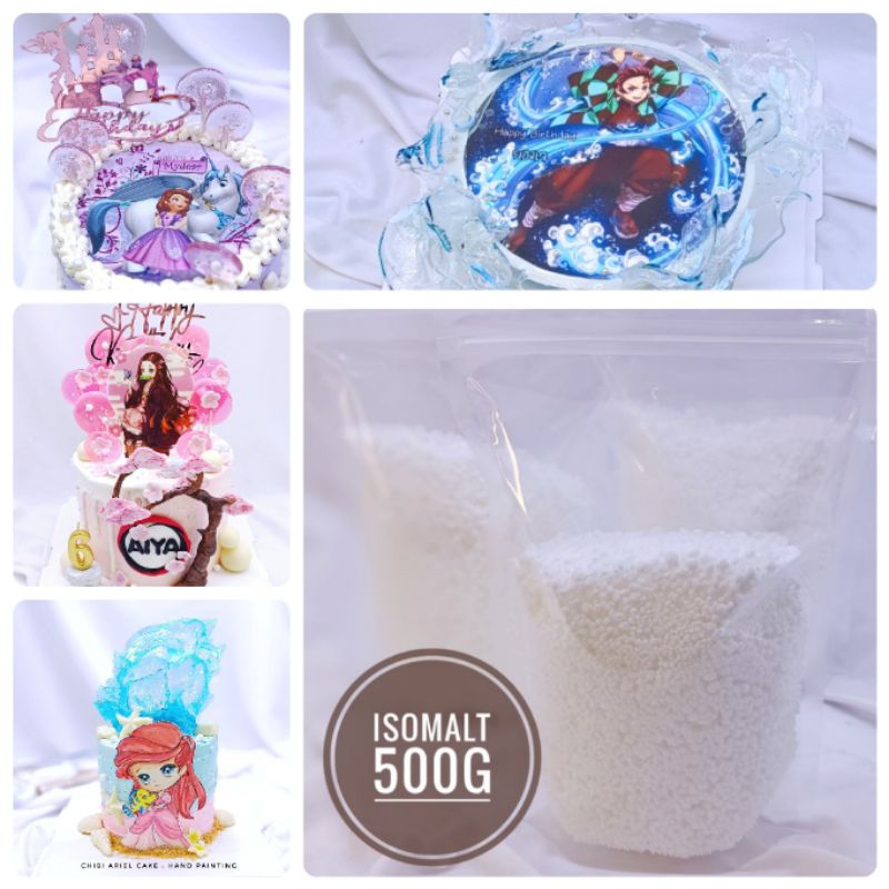 Isomalt 500g ใช้ละลายทำอมยิ้มแต่งเค้ก | Shopee Thailand