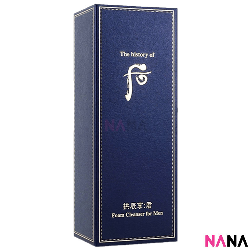 The History of Whoo Foam Cleanser for Men 180ml โฟมทำความสะอาดผิวหน้า ...