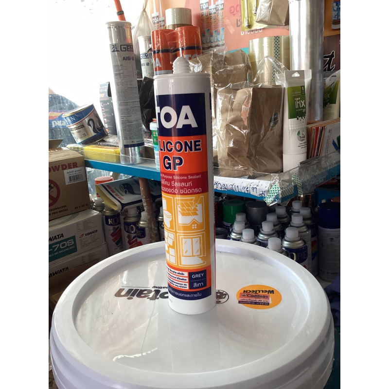 TOA กาวซิลิโคน GP 280ml ของแท้ 💯 ซิลิโคน sealant GP lot ใหม่ผลิตล่าสุด ...