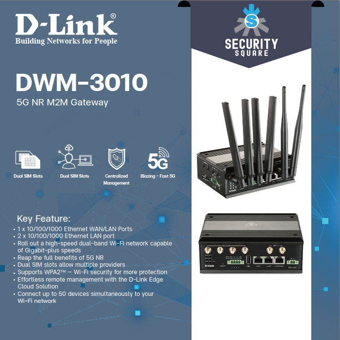 D-Link DWM-3010 5G NR M2M Gateway | Shopee Thailand