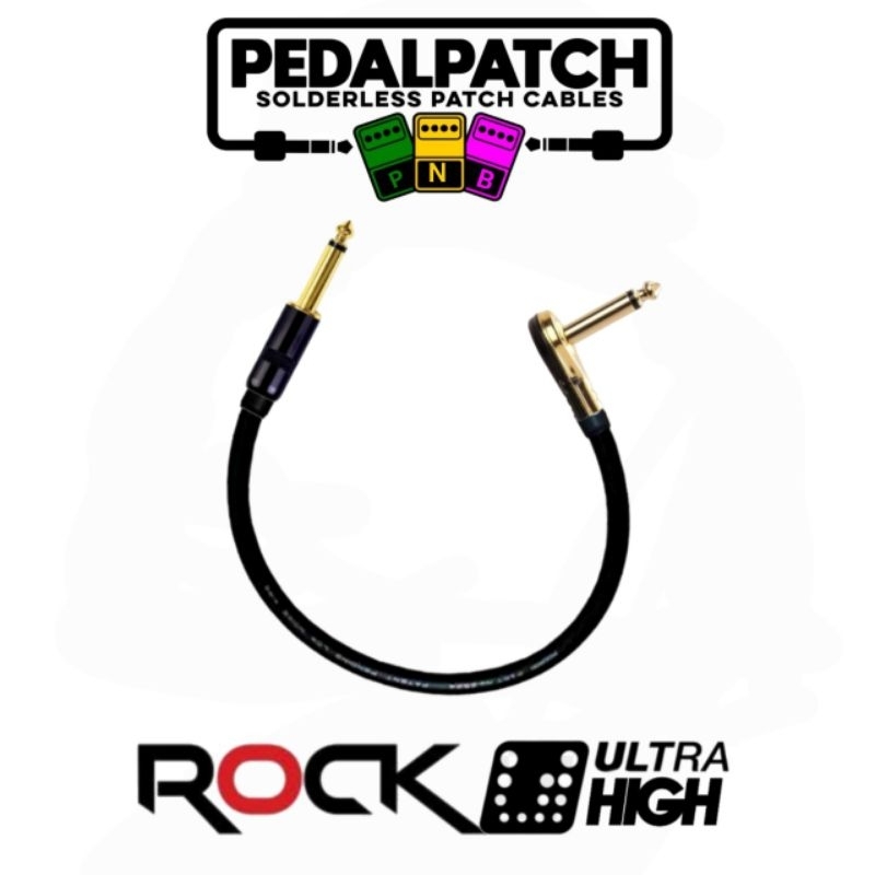 PEDAL PATCH CABLE สายพ่วงเอฟเฟค รุ่น PANCAKE GOLD ROCK ULTRA HIGH เลือกแบบสายและความยาวได้ ...