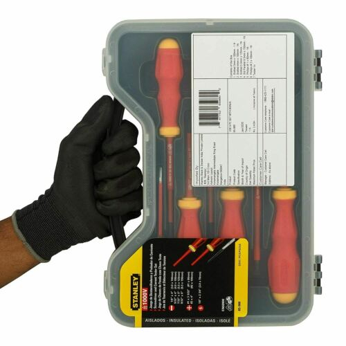 STANLEY ชุดไขควงหุ้มฉนวน+ไขควงวัดไฟ รุ่น STMT60175 7pcs. VDE ...