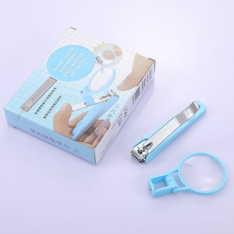 magnifying lens nail clipper กรรไกรตัดเล็บเลนส์ขยาย | Shopee Thailand