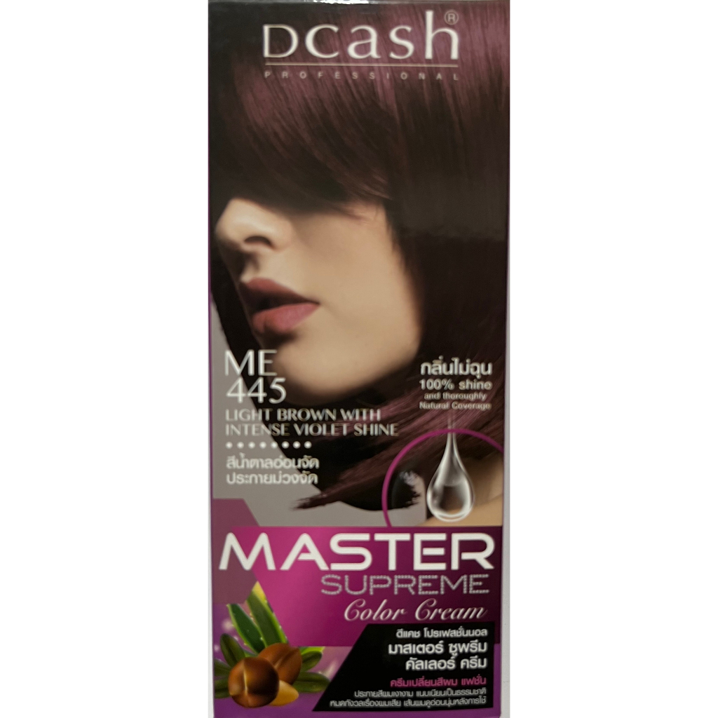 NEW! Dcash Professional Master Supreme Color Cream สีย้อมผมดีแคช ใหม่ ...