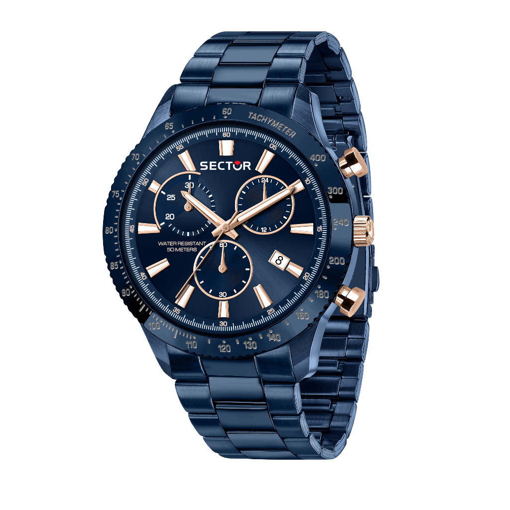 [3 Years Warranty] Sector 270 Collection 45mm Case Men's Chronograph ...