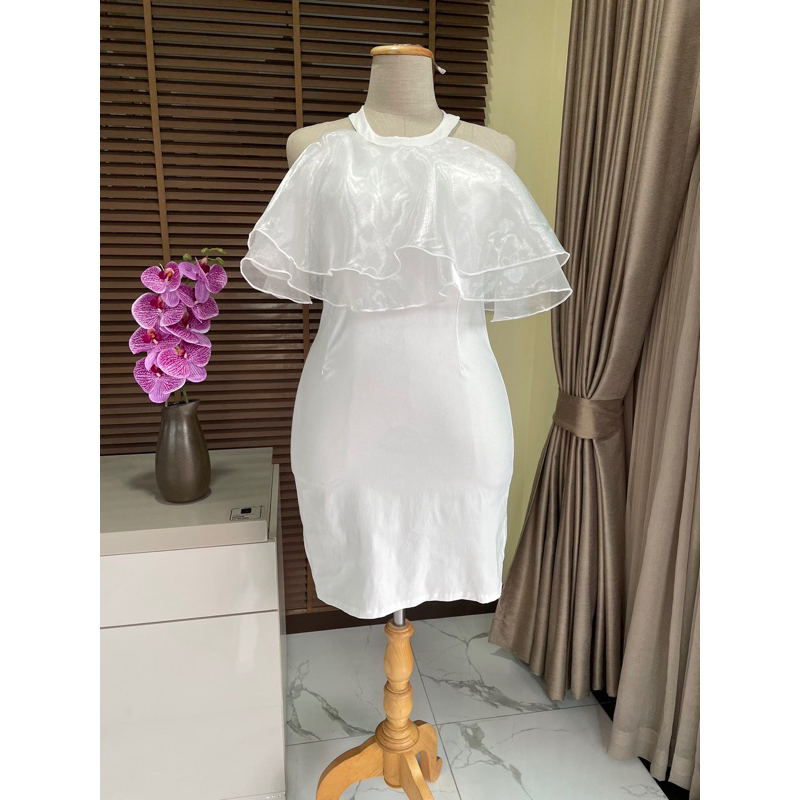 Janny เดรสสาวอวบ อ้วน Bigsize Plussize XXL ชุดออกงาน ชุดราตรี ผ้าสกินนี่ แต่งผ้าแก้ว | Shopee ...