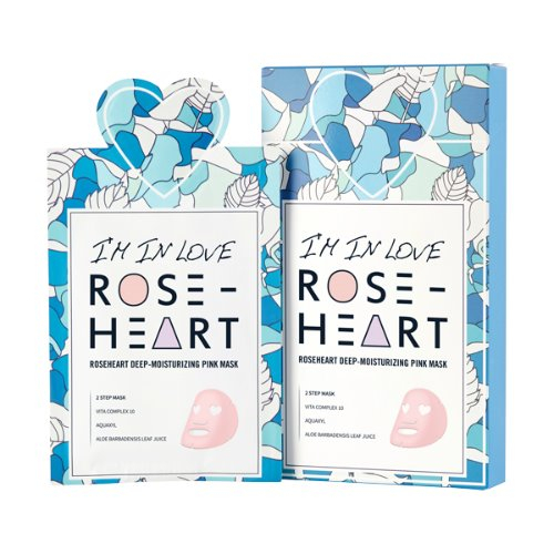 I'm in love Rose Heart 2STEP Deep Moisturizing Pink Mask Pack ช่วย ...