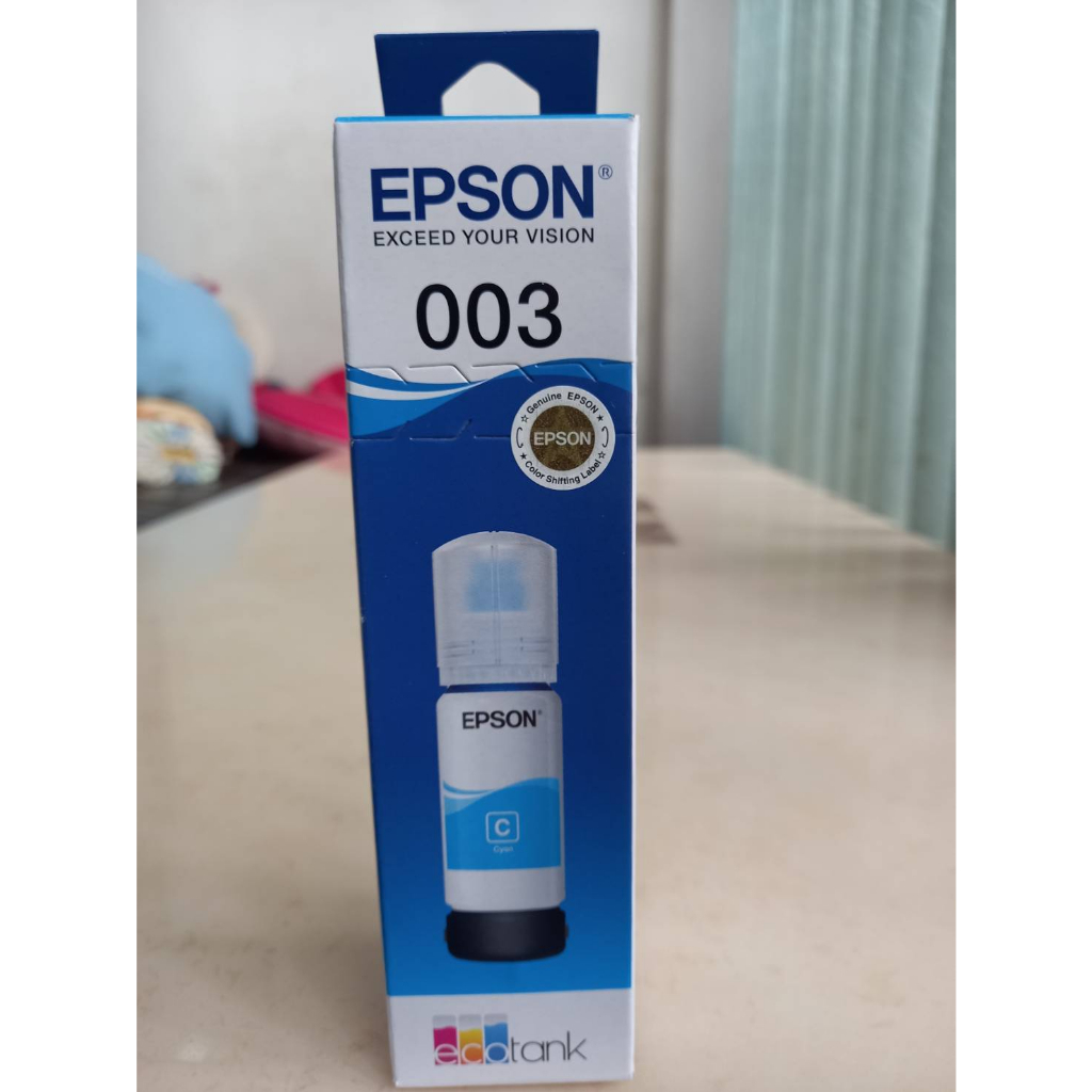 Epson 003 CYAN สีฟ้า T00V200 เครื่องปริ้นเตอร์ EPSON L3110 / เครื่องปริ ...