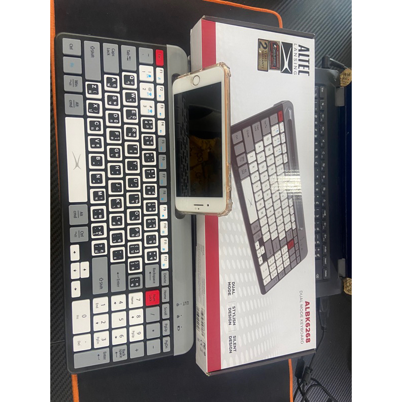 คีย์บร์อดไร้สาย Keyboard Wireless ALBK6268 Altec lansing didesain ...