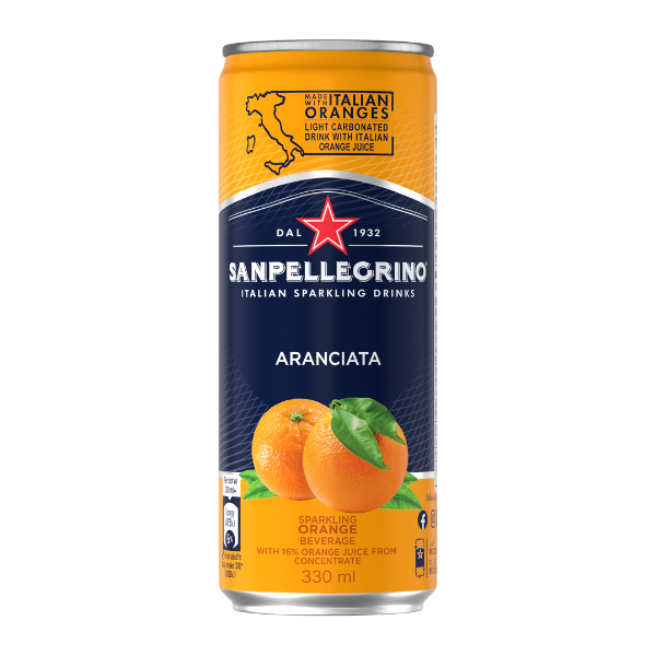 ซานเพลลีกรีโน น้ำส้มโซดา 330 มล. - San Pellegrino Fruit Beverage Aranciata 330ml | Shopee Thailand