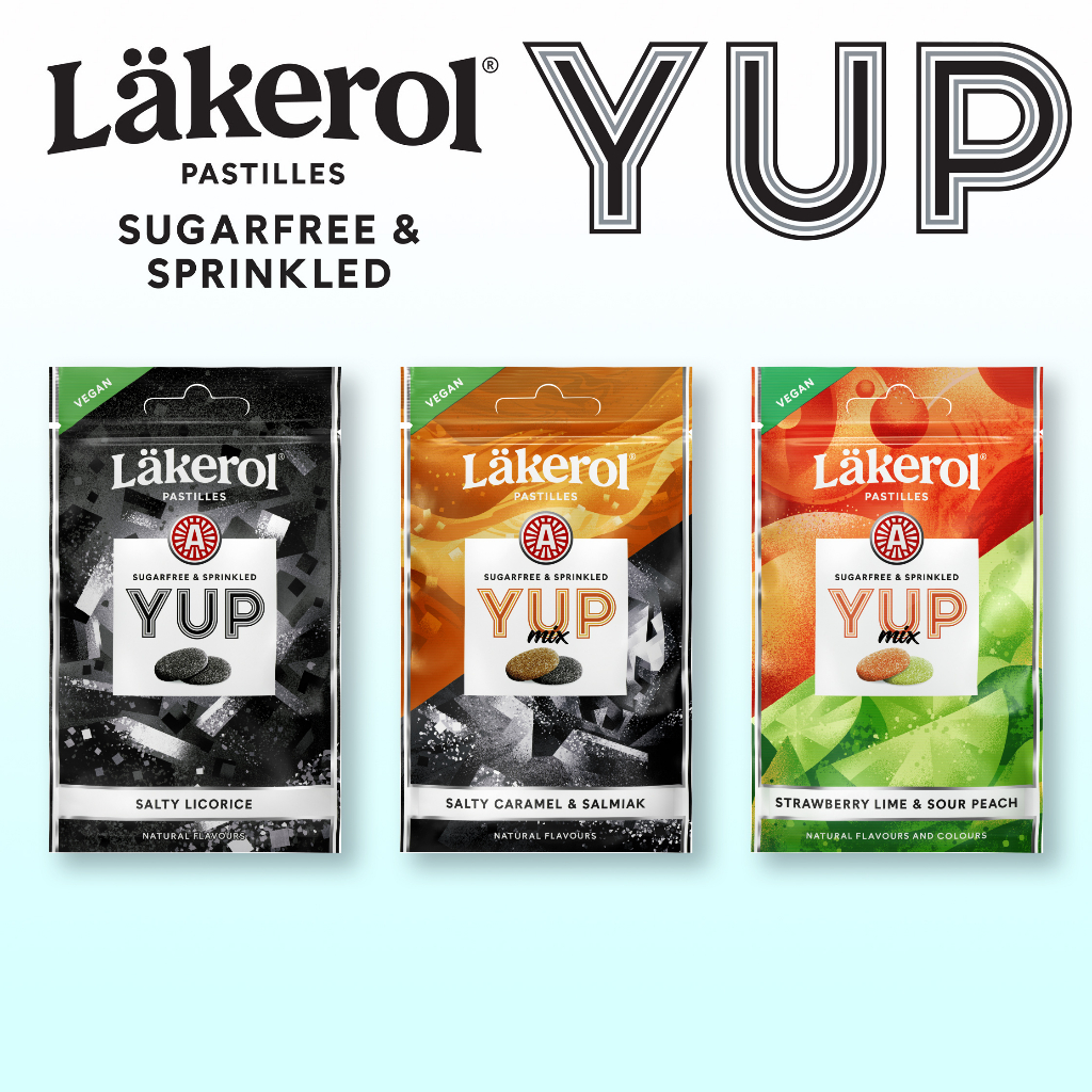 Lakerol YUP Salty Licorice / Caramel & Salmiak / Strawberry Lime & Sour ...
