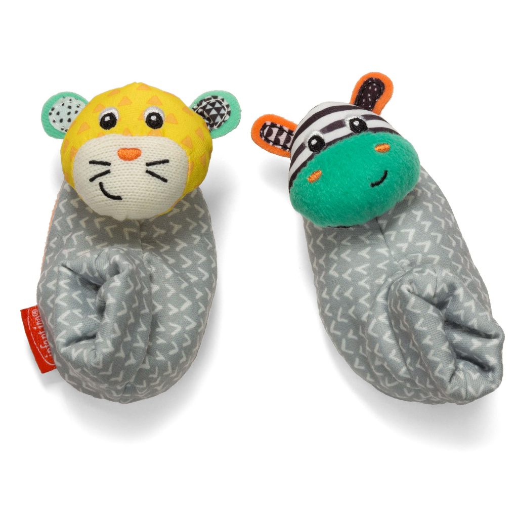 Infantino : FOOT RATTLE - ZEBRA/TIGER - ถุงเท้าเสริมพัฒนาการ - ม้าลาย ...