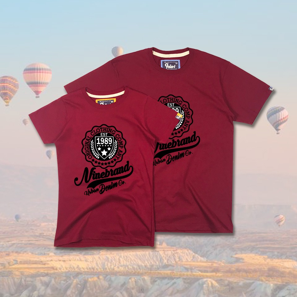 9nine เสื้อสกรีนกำมะหยี่ รุ่น VL602 ( รวมสี ) | Shopee Thailand