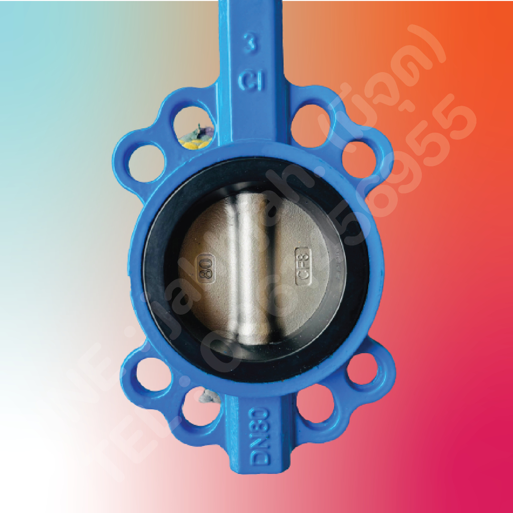 TOZEN Butterfly Valve 2" - 6นิ้ว โตเซ็น วาล์วปีกผีเสื้อ CAST IRON CF8 ...